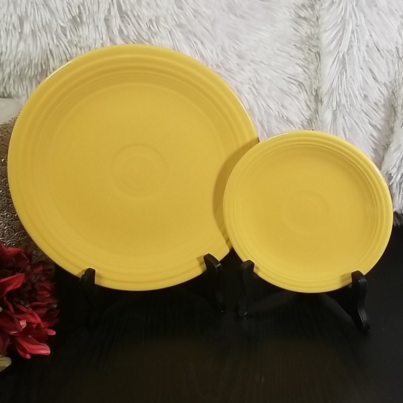 Fiestaware | Dining | 93s Yellow Fiestaware Plates | Poshmark